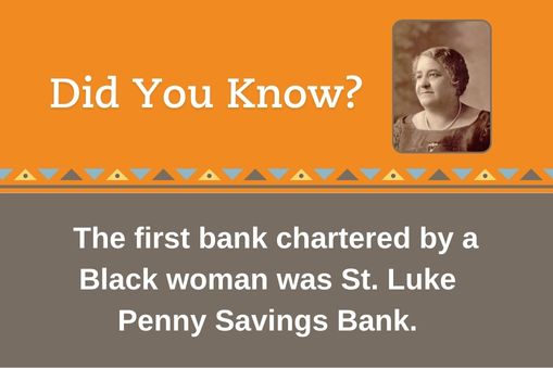 Did You Know... Who Founded St. Luke Penny Savings Bank in Richmond, Va.?